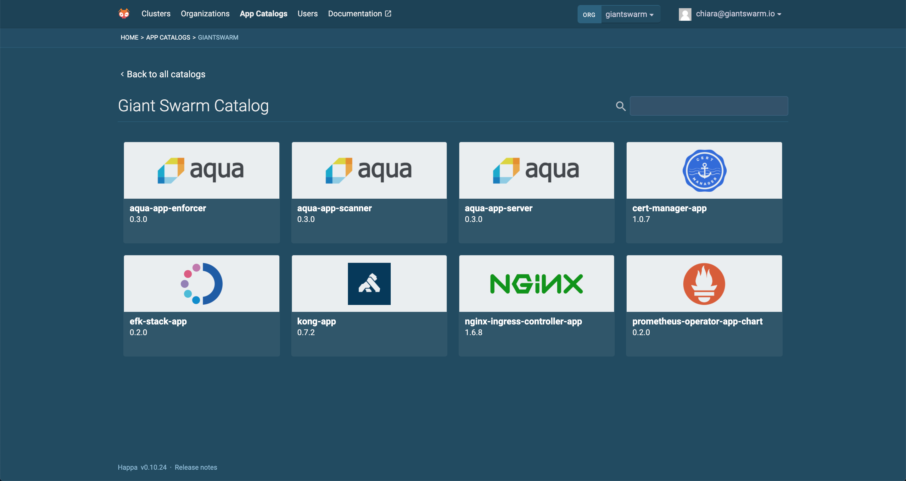 Announcing the Giant Swarm App Platform